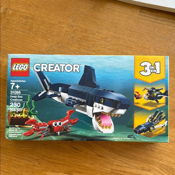 Lego | Toys | Lego Creator 3in Deep Sea Creatures Set Blue | Poshmark